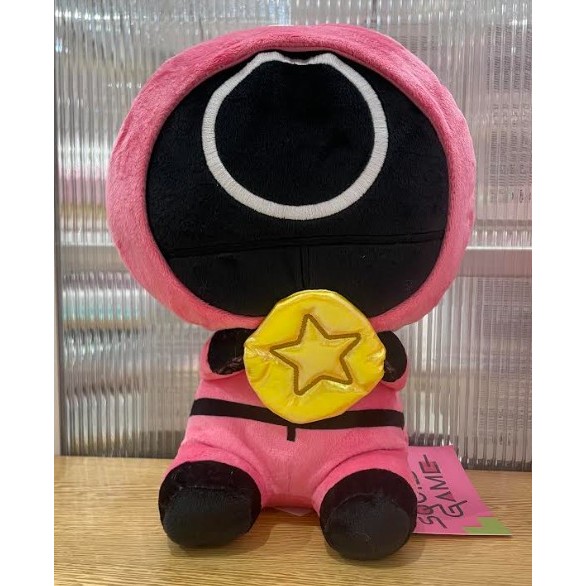 MINISO SQUID GAME COLLECTION 10IN RED GUARD PLUSH TOY | Shopee Philippines