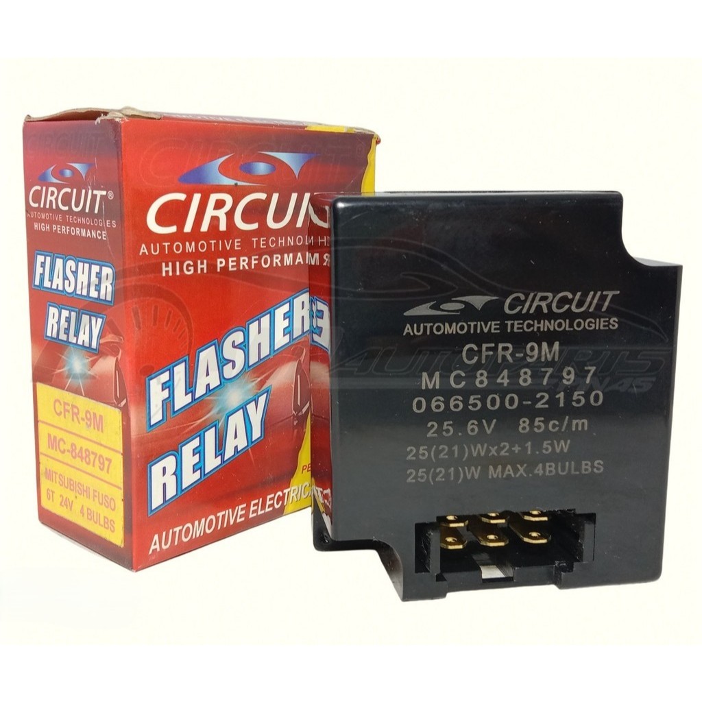 FLASHER RELAY CFR-9M (MC-848797) MITSUBISHI FUSO 6T 24V 4 BULBS CIRCUIT ...