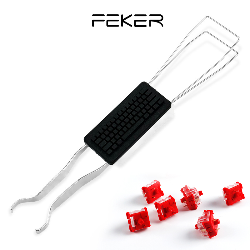 FEKER 2-in-1 Keycaps Puller Switches Remover Tool for Mechanical Keyboard | Shopee Philippines