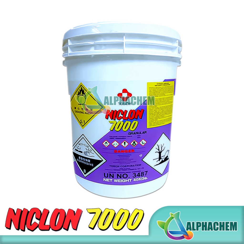 Chlorine Granules 70% Calcium Hypochlorite Made in Japan Niclon 70G ...