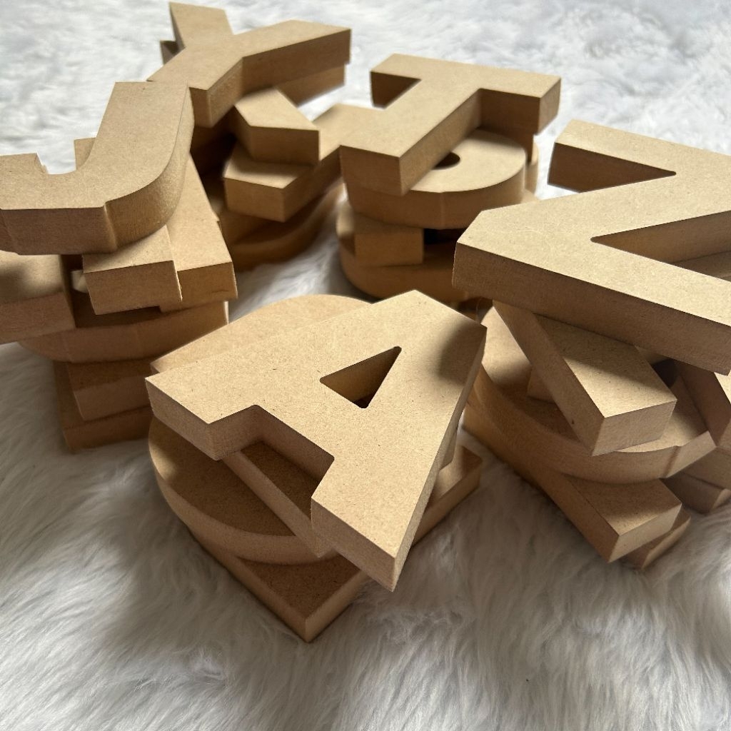 Wall Mount Wooden Alphabet Letters A-Z ( font Arial Black ) | Shopee ...