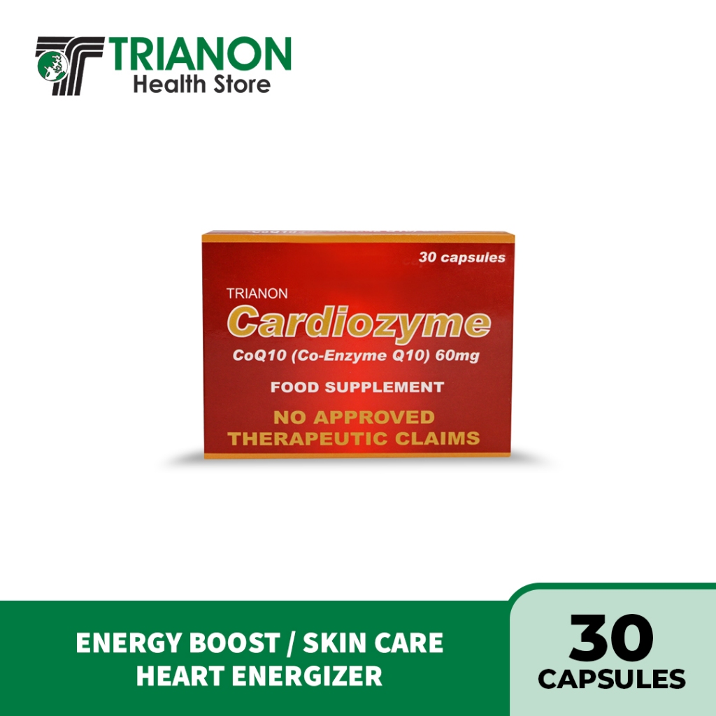 Cardiozyme, 60mg Co-Enzyme Q10 (CoQ10), Ultimate Heart Energizer ...