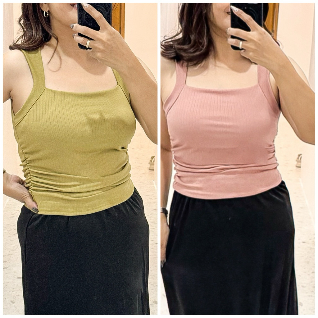 UNIQ.MNL Skylar Casual Sleeveless Double Lining Knitted Top | Shopee ...