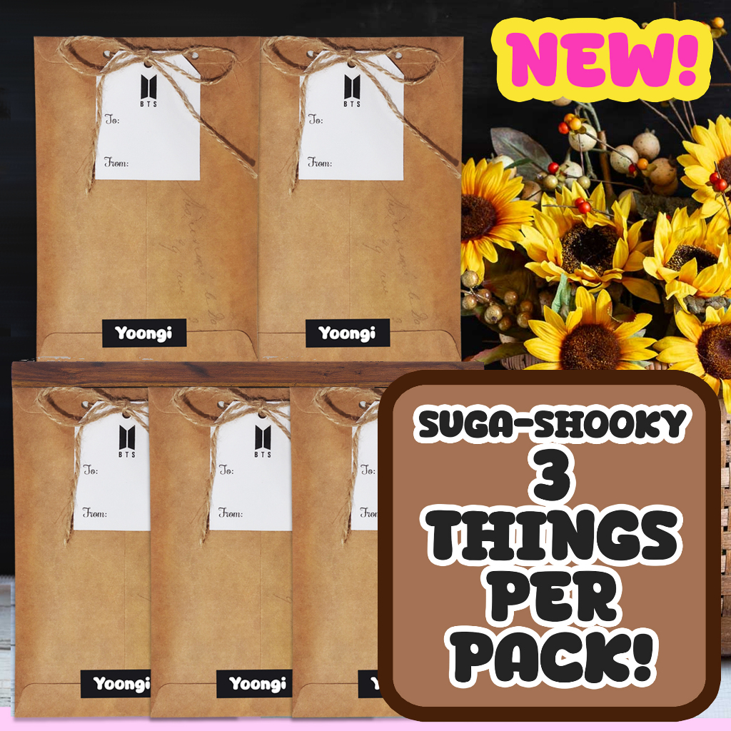 KPop Suga Min Yoongi AgustD Sh00ky Vintage Micro Gift Packs (3 Things/Pack) - Cute Bangtan BTS ...