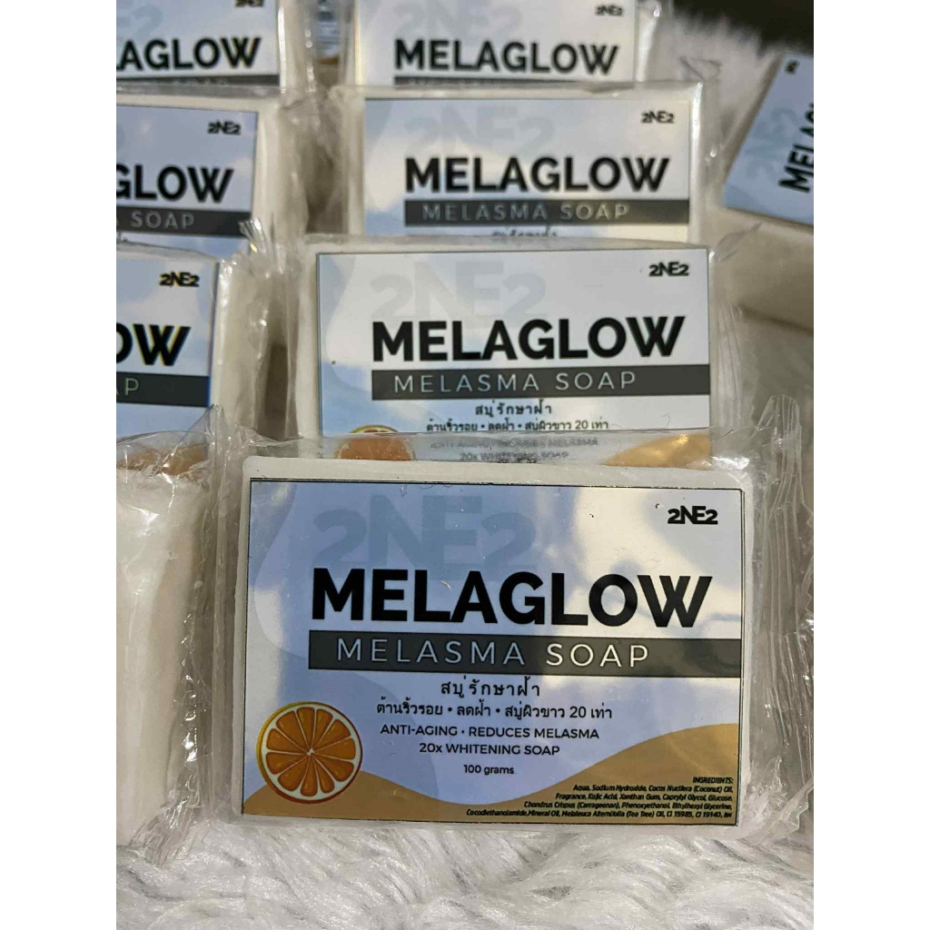 MELAGLOW Melasma Soap,Pekas,Hyperpigmentation,Dark Spot,Whitening,Itim ...