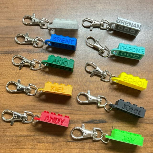 Personalized Brick Keychain – Custom Name | Shopee Philippines