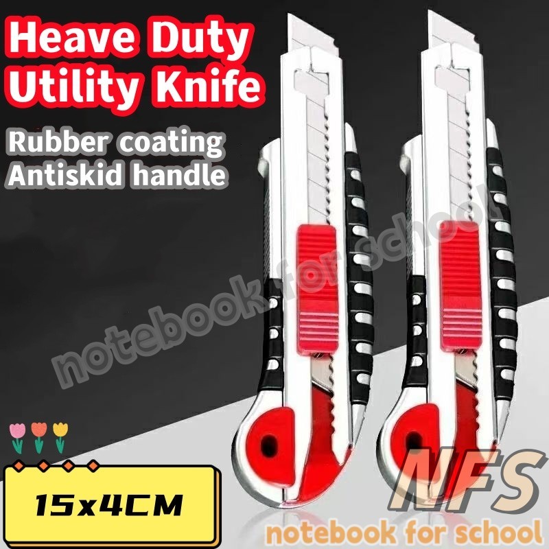 NFS Heave Duty Utility Knife Stainless Steel Art Blades Multi-Purpose ...