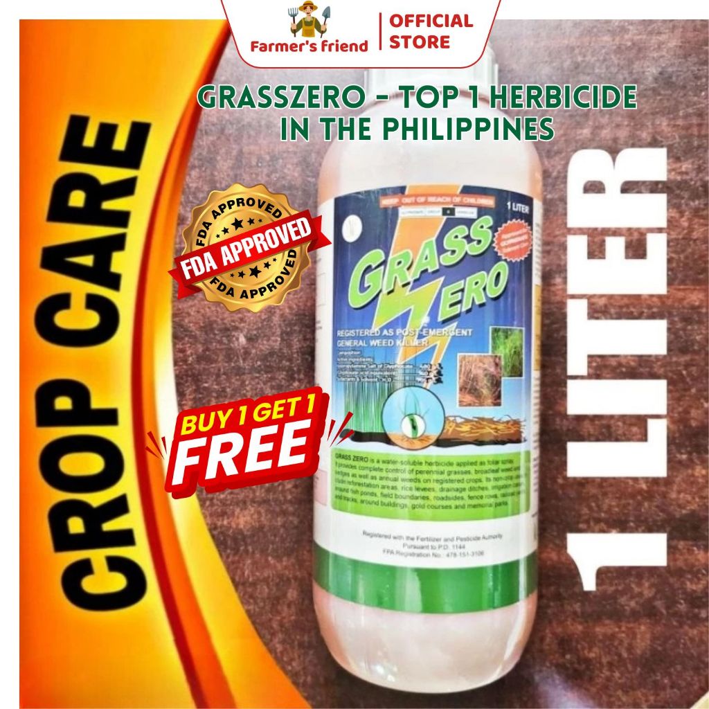 Grass Zero / GrassZero (Glyphosate) / Post Emergent Herbicide / Weed ...