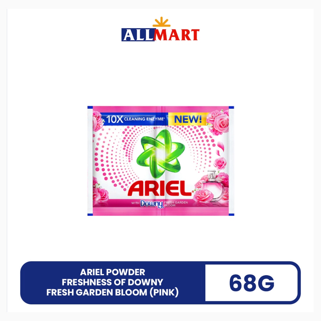 Ariel Powder Freshness Of Downy Fresh Garden Bloom (Pink) 68g - AllMart ...