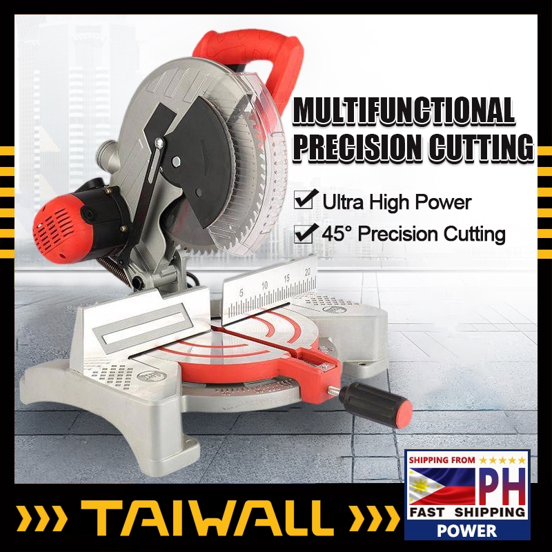 1800W High precision sliding composite cutting machine, 45 ° Miter Saw ...