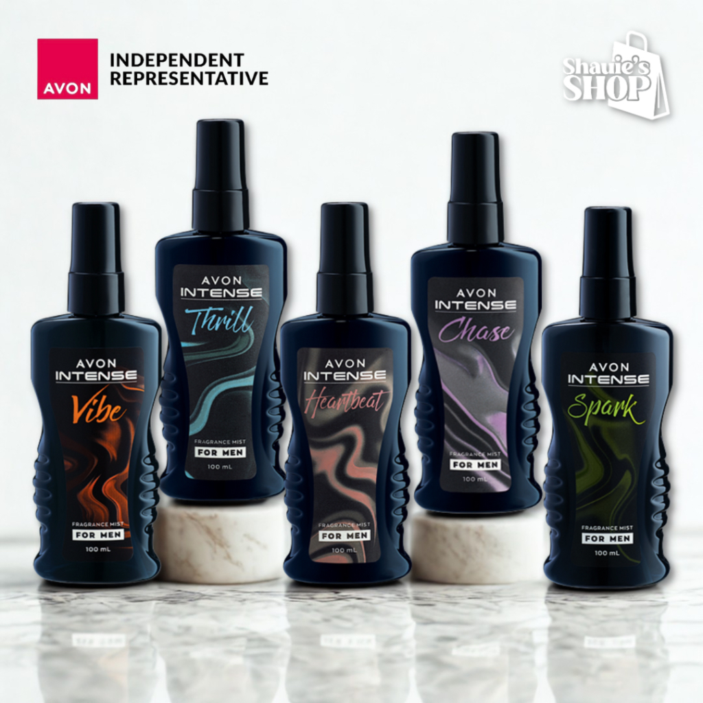 AVON Intense Fragrance Mist For Men ( Vibe, Thrill, Heartbeat, Chase ...