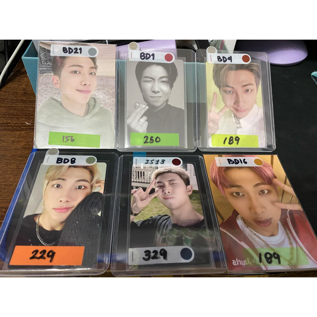OFFICIAL RM / NAMJOON NONRANDOM AND RANDOM PHOTOCARDS | Shopee Philippines