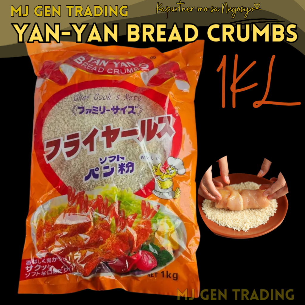 YAN-YAN Japanese Premium Bread Crumbs 1kg For Tonkatsu Tempura Shp4 ...