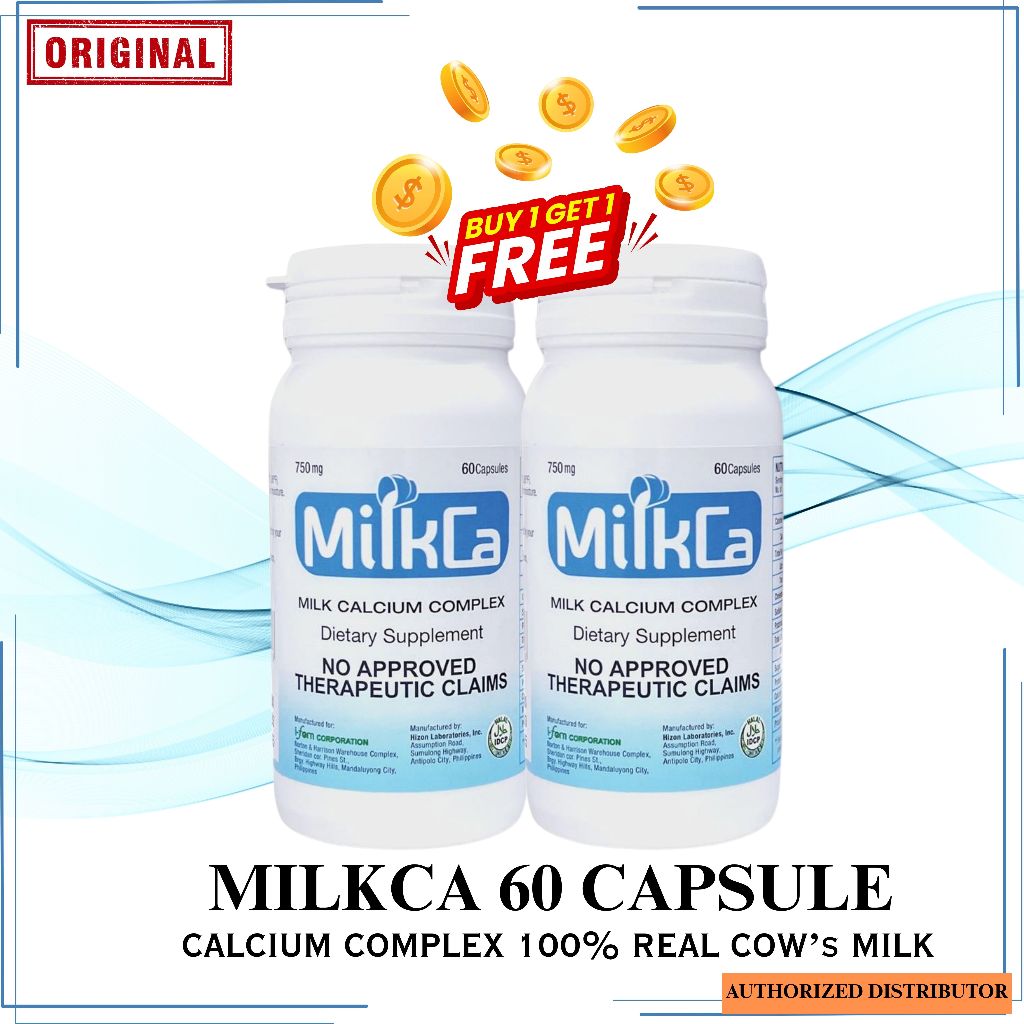 Ifern Milkca Calcium Complex 60Capsules 100% Calcium from Cows Milk ...