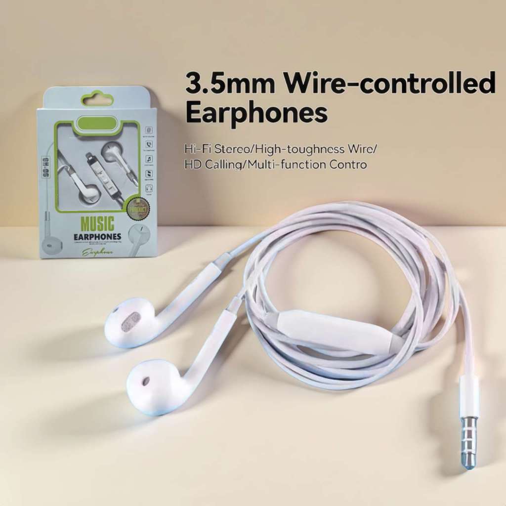 Universal headset 3.5mm With Mic For A16 A15 A5S A3S A5020 A92020 F5 F7 ...
