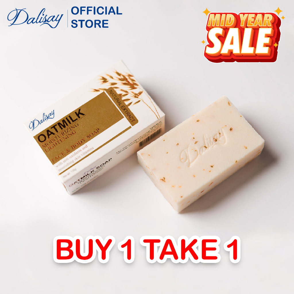 Dalisay Oatmilk Soap 135g (Milk bath in a bar ) BUY 1 TAKE 1 | Shopee ...