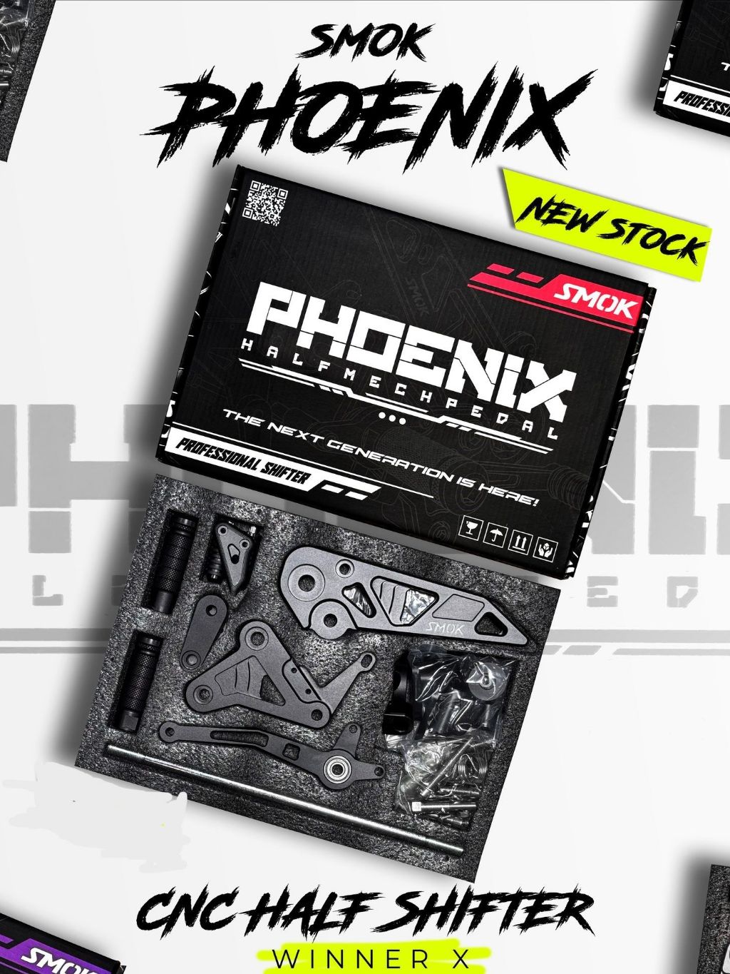 M3 BRAND NEW 𝗦𝗠𝗢𝗞 𝗣𝗛𝗢𝗘𝗡𝗜𝗫 CNC HALF SHIFTER for 𝗦𝗡𝗜𝗣𝗘𝗥 𝟭𝟱𝟬/𝟭𝟱𝟱 & 𝑾𝗜𝗡𝗡𝗘𝗥 ...