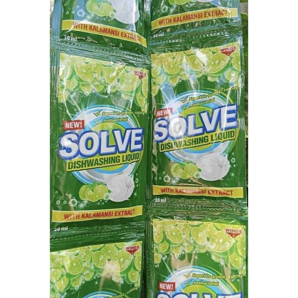 (2 Dozen) Solve Dishwashing Liquid 30ml – Powerful Grease Remover ...