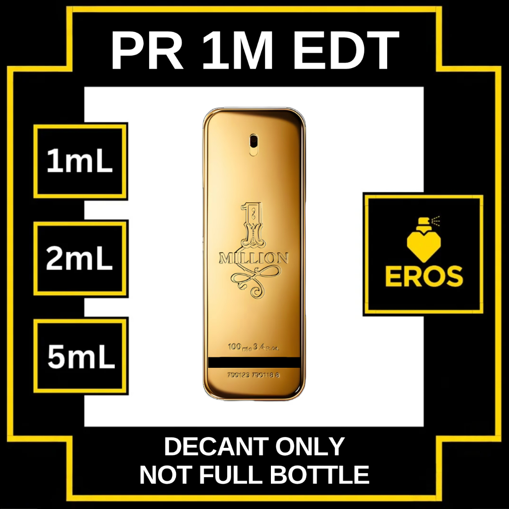 PR1M EDT 1 Million decant perfume sample tingi One Million | Shopee ...