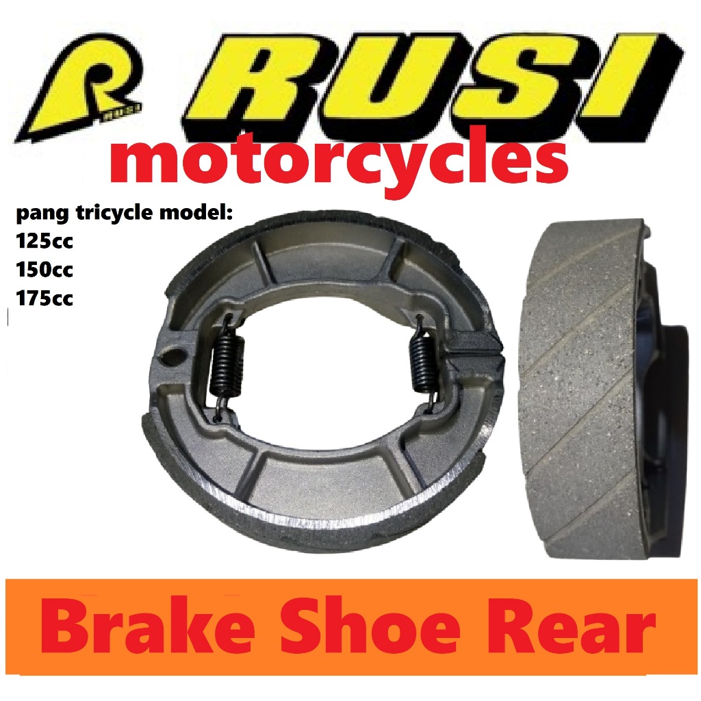 RUSI Motorcycle pang tricycle 125/ 150/ 175 Brake shoe matibay at ...