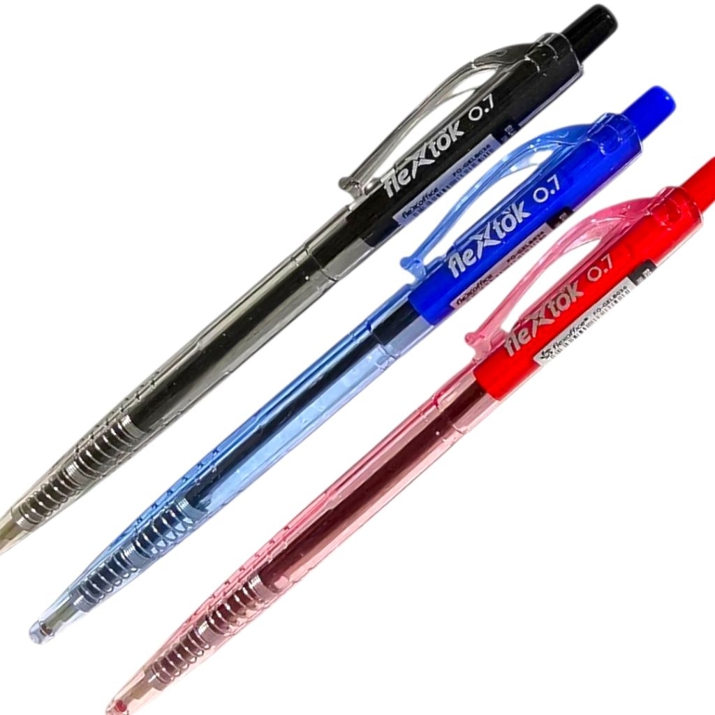 Flexoffice Flextok Retractable Ballpen Set of 3 Pieces | Shopee Philippines