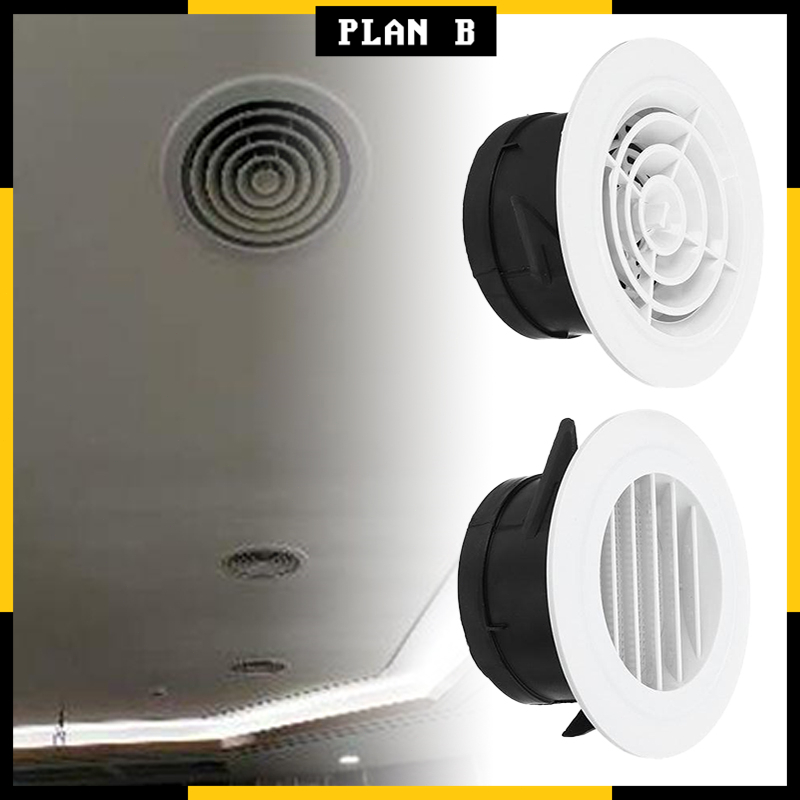Round Air Vent Louver Grille Adjustable Airflow Size Vent Cover For ...