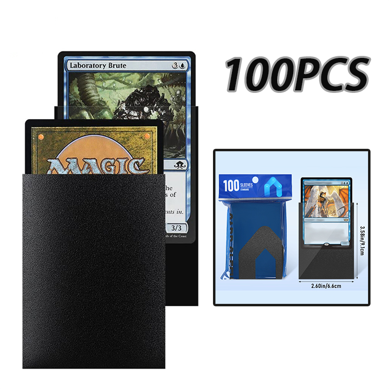 100pcs 66x91m Premium Matte Card Sleeves Standard Size Card Sleeves For ...