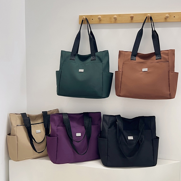 Mumu 8099 New Women Large Capacity Tote Bag Nylon Simple Mommy Shoulder ...