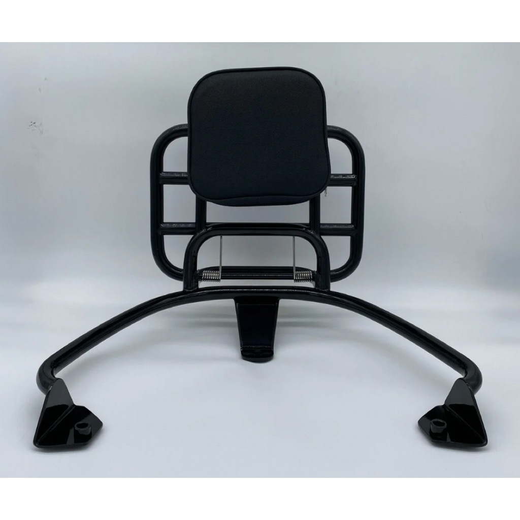 Honda Giorno - Stainless Rear Folding Rack with Backrest | Shopee ...