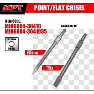 MPT Point | Flat PH65 Demolition Hammer Chisel Bit 30x140mm • ACC ...