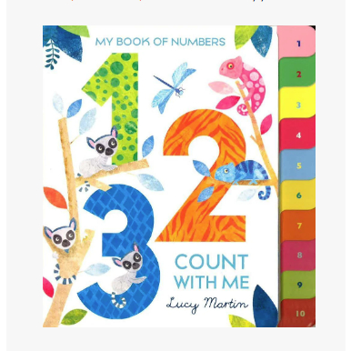 1 2 3 COUNT WITH ME (BOARD BOOK) BY Lucy Martin | Shopee Philippines
