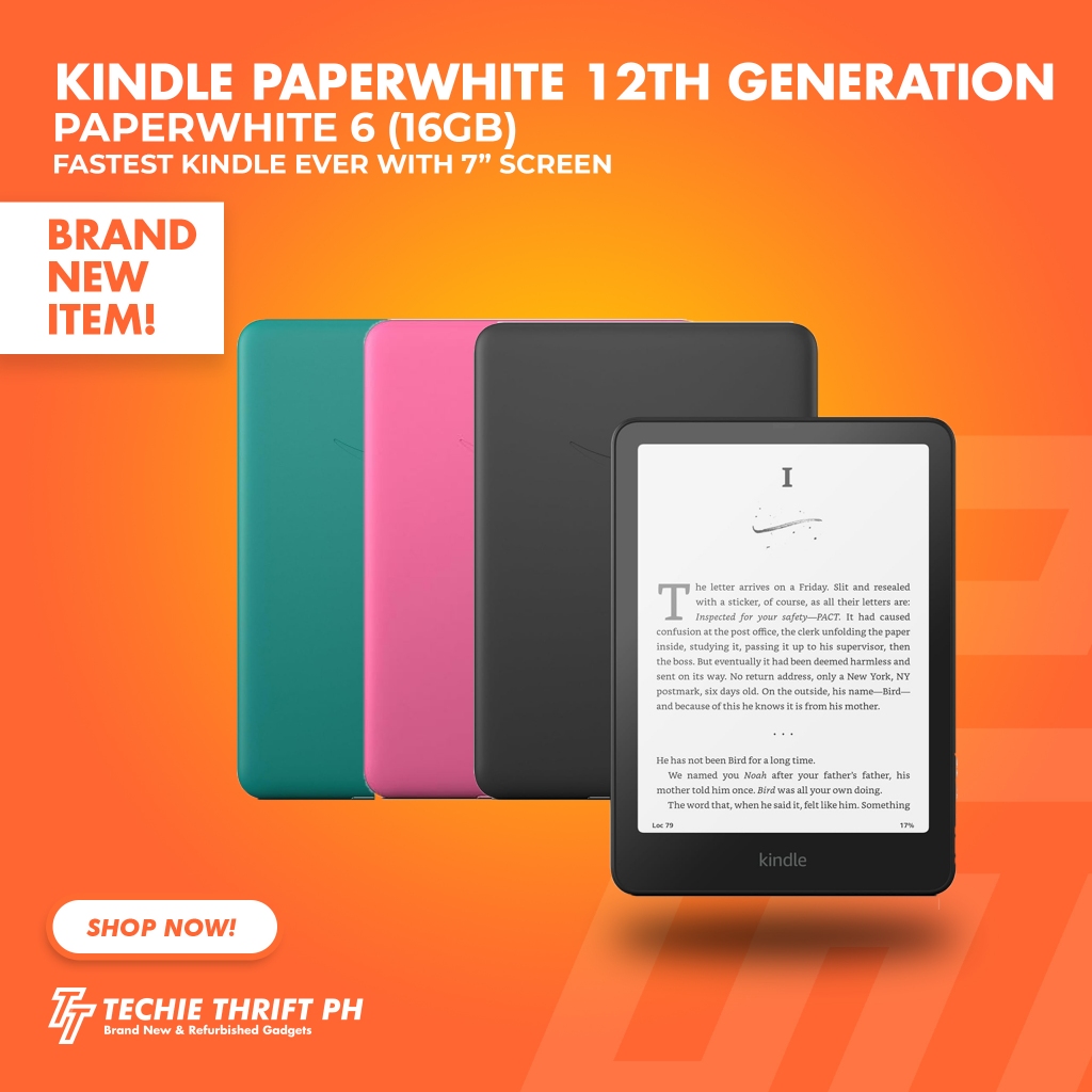 Kindle Paperwhite 12th Generation (Paperwhite 6) 16GB BRAND NEW ...