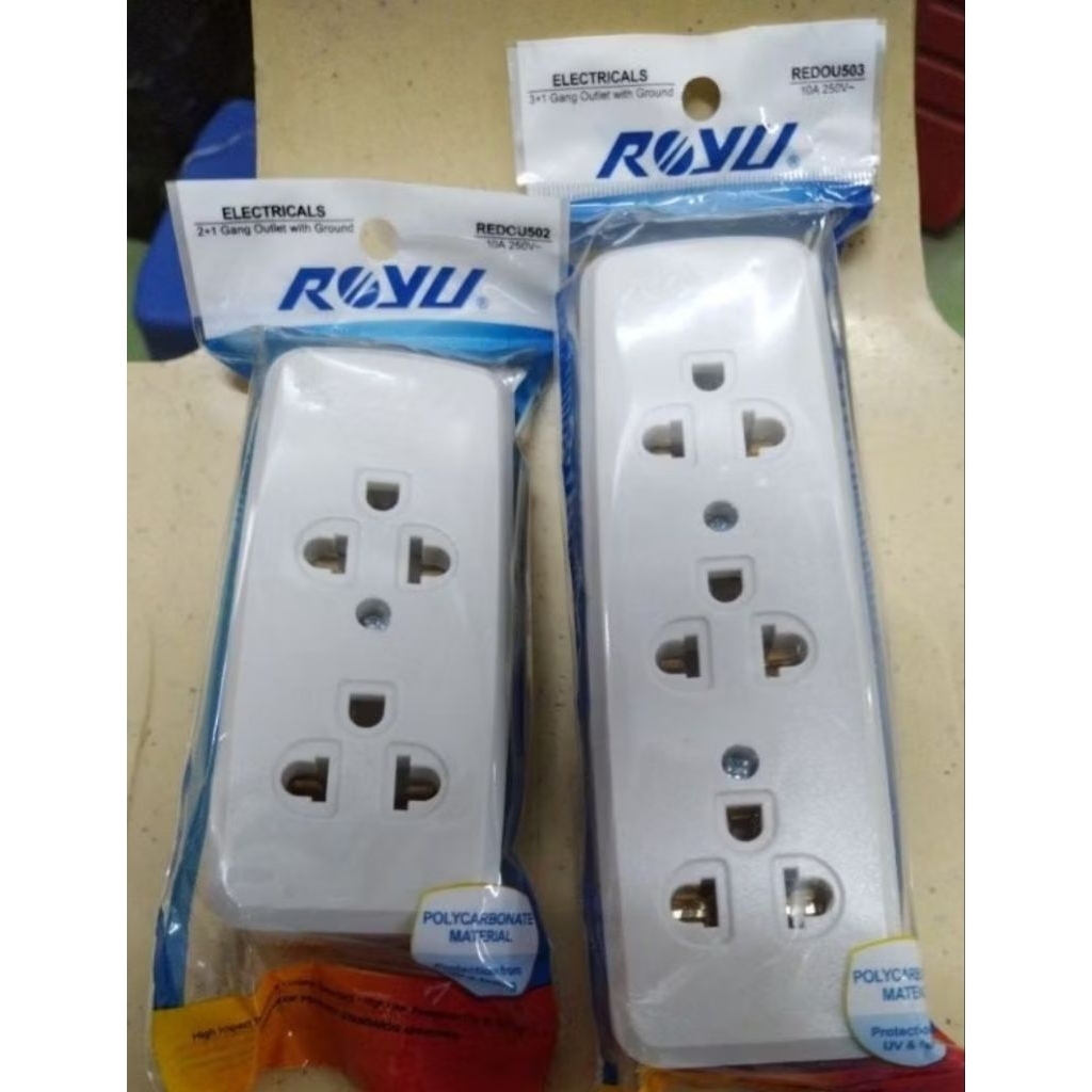 per pc royu heavy duty universal outlet / convenience outlet with ...