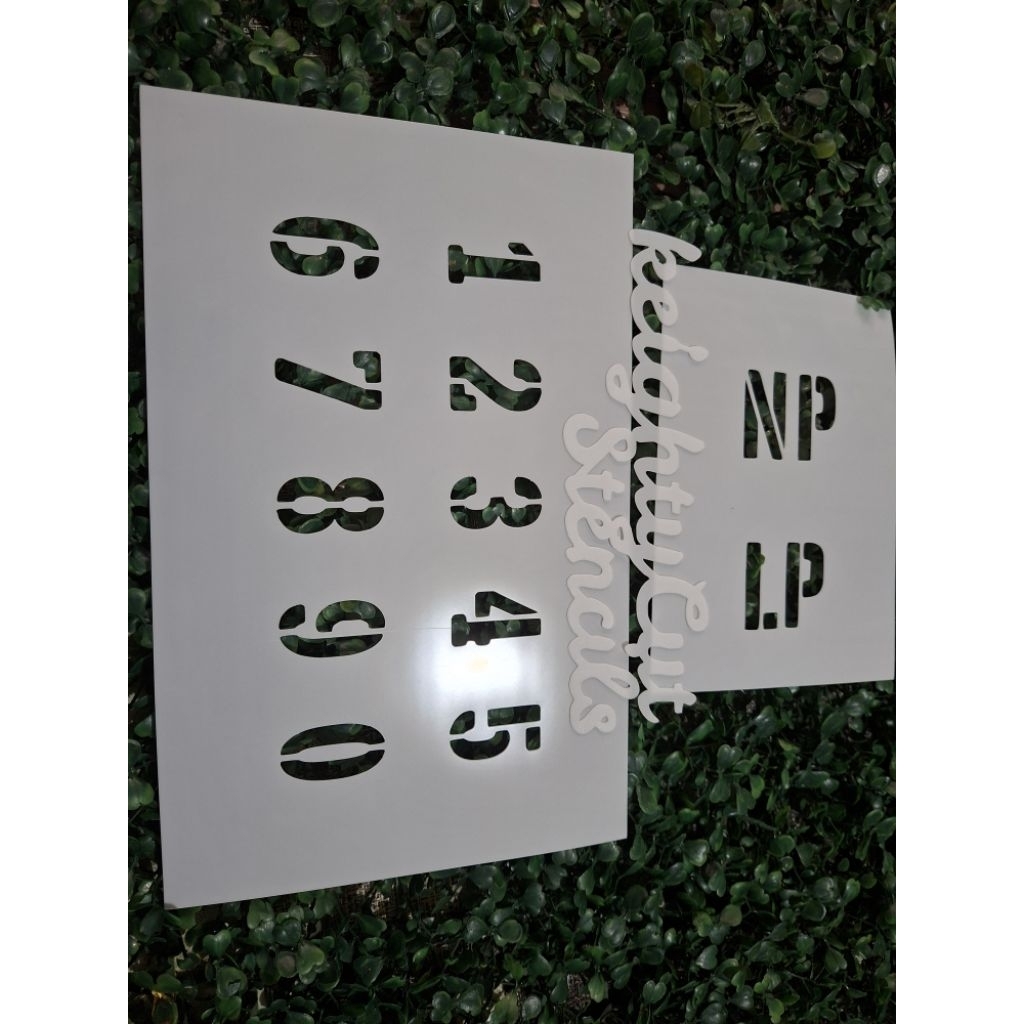 FAST SHIP NAP BOX / LCP BOX - CUSTOM LABEL & NUMBER REUSABLE STENCILS ...