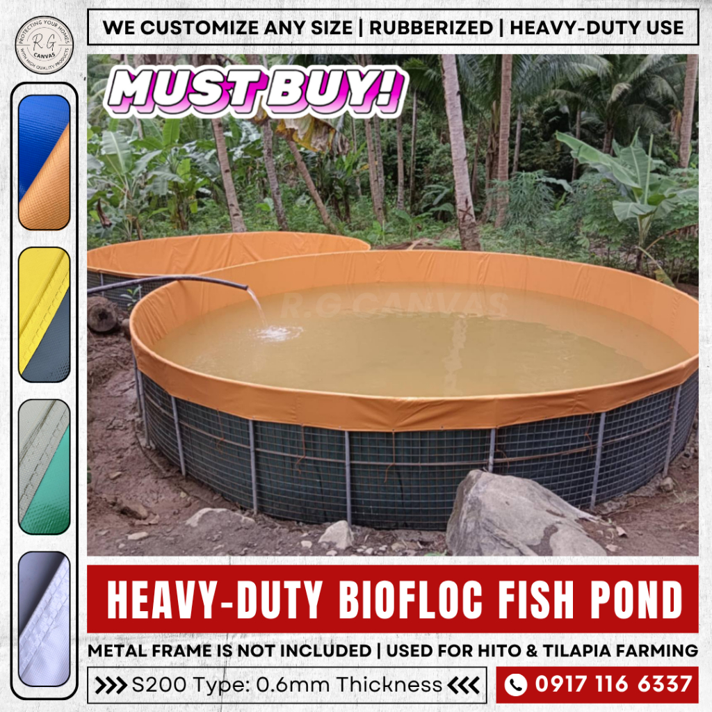 6m Diameter x 1.5m Height CIRCULAR POND BIOFLOC S200 HEAVY DUTY CKM ...