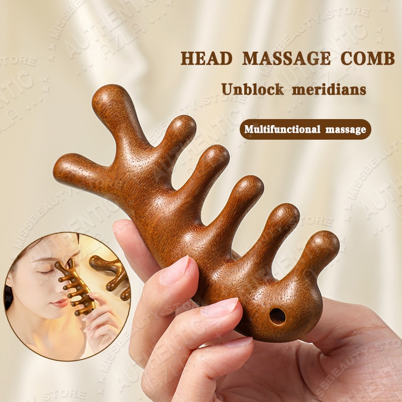 Dolphin Massage Comb Head Hair Care Sandalwood Meridian Scalp Massage ...
