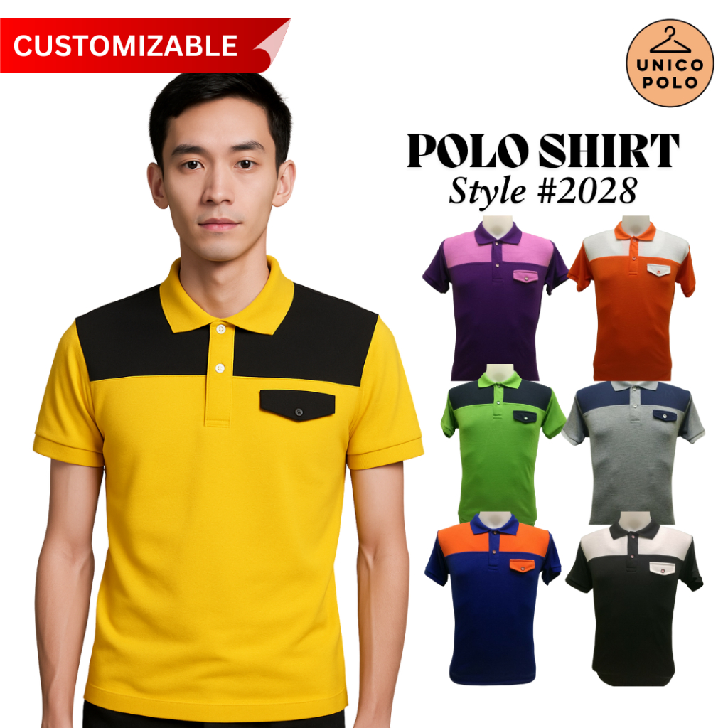 Men’s Combination Polo Shirt (Stock No. 2028) School Church Company ...