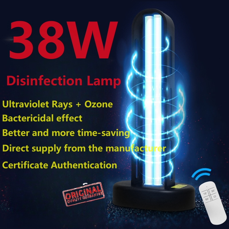38W UV Light Ultraviolet Sterilizer Ozone Powerful Medical Hospital ...