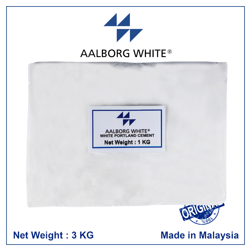 White Cement Aalborg / JK 3KG Powder Construction | Shopee Philippines