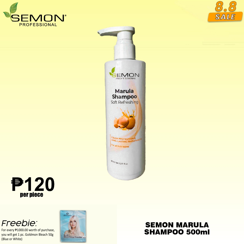 SEMON MARULA SHAMPOO 500ML | Shopee Philippines