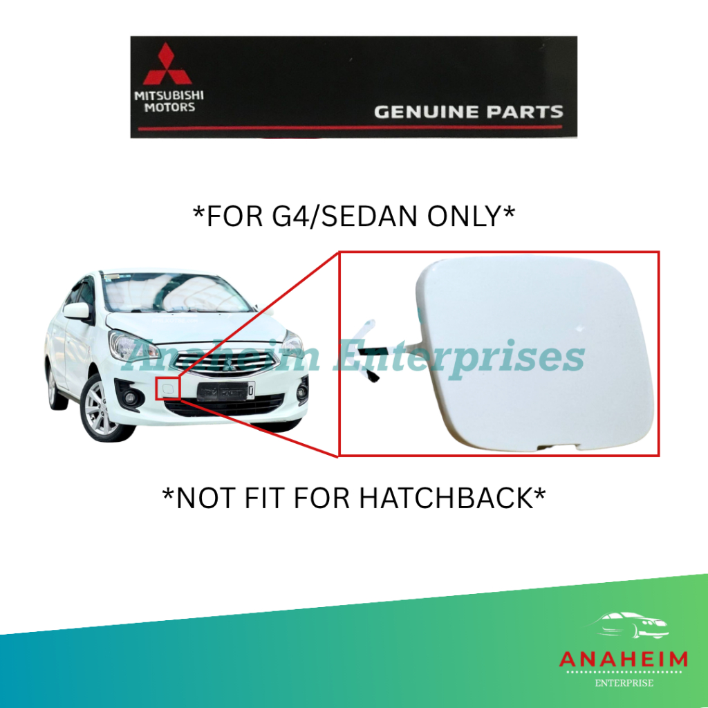 Mitsubishi Mirage G4 2013 - 2021 Tow Hook Cover White - 6400F205WC ...