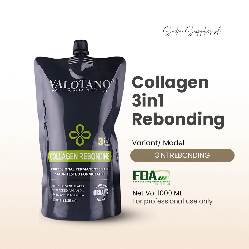Valotano 3 in 1 Collagen Rebonding | Shopee Philippines
