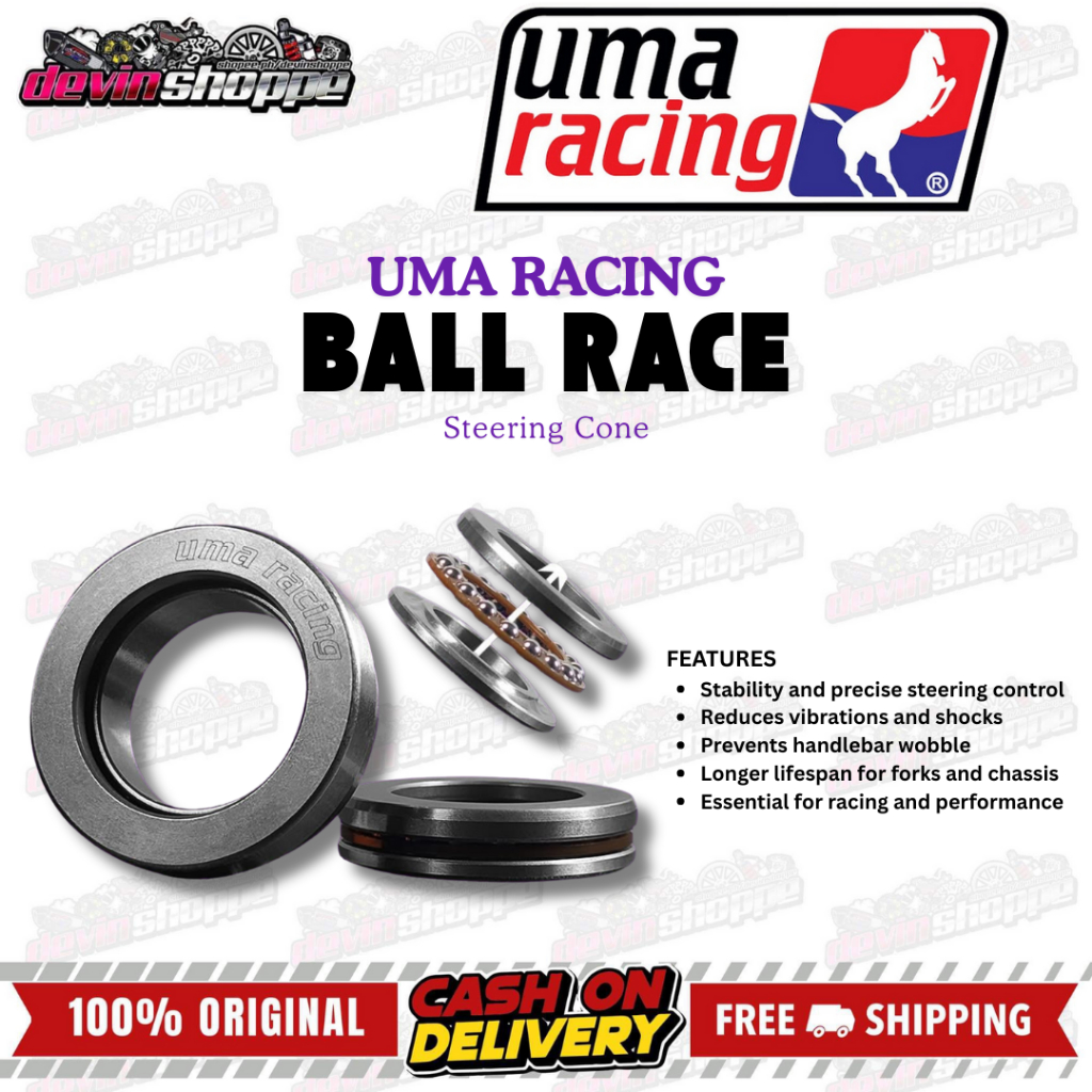 UMA RACING Ball Race Steering Cone for Yamaha - Enhances Stability ...