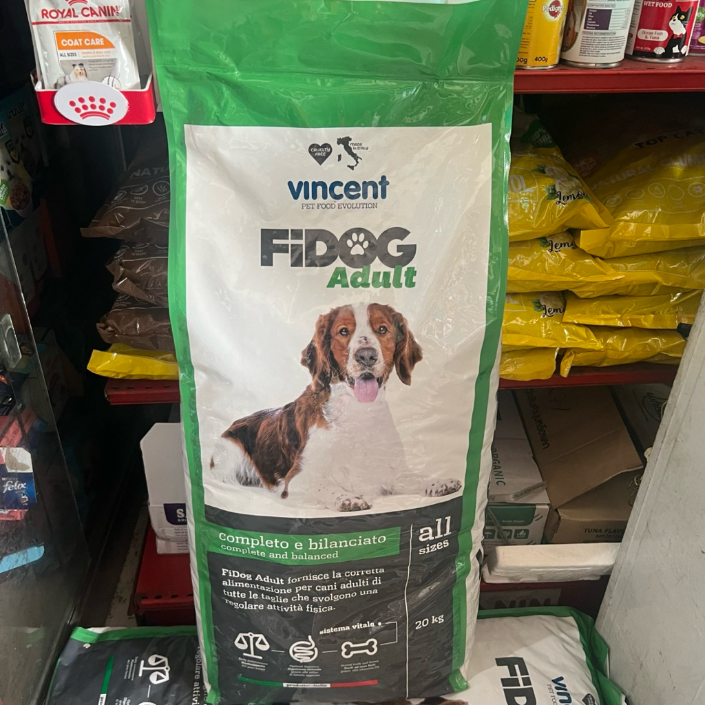 Vincent FiDog Adult Dry Dog Food For All Breeds 1 Sack 20kgs | Shopee ...