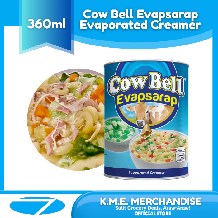 Cow bell Evapsarap Evaporada Creamer (360ml) | Shopee Philippines