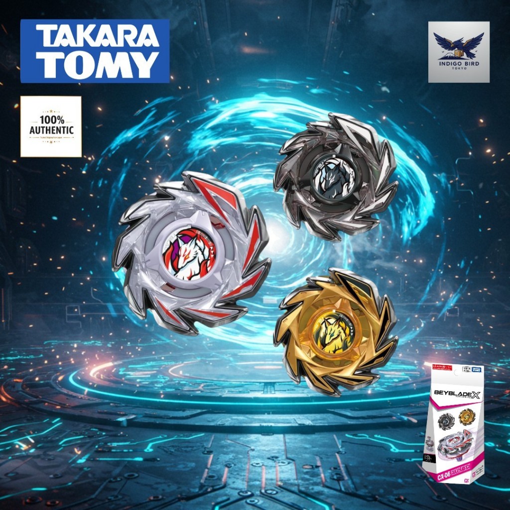 TAKARA TOMY BEYBLADE X CX-06 Random Booster Fox Brush Select | Shopee ...