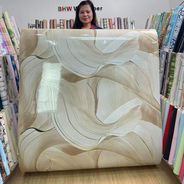 BHW Big Size 280CM * 120CM Gold-Finished Ink Faux Marble Self-Adhesive ...