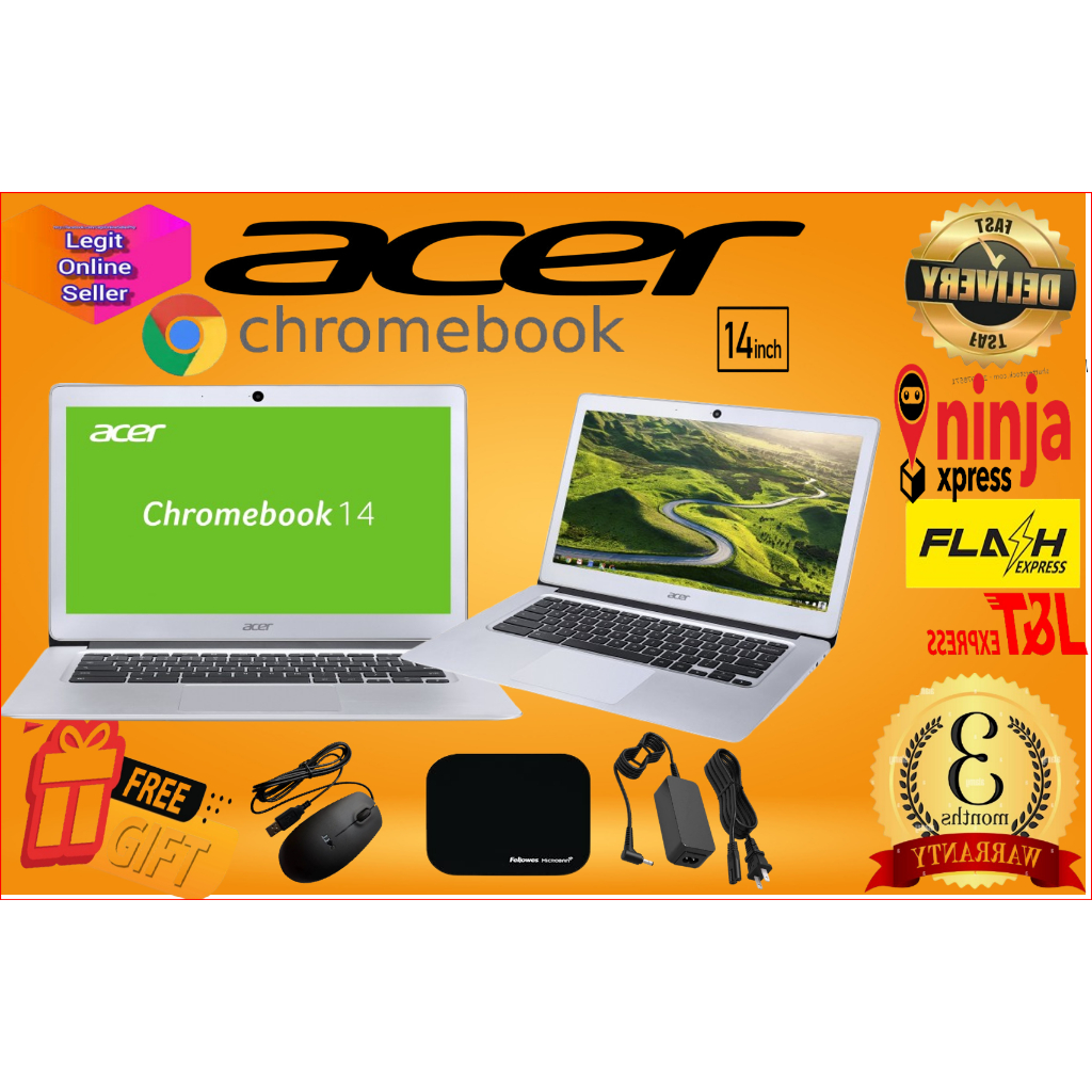 Acer Chromebook 14 CB3-431-C7VZ - Celeron N3160 / 1.6 GHz - Chrome OS ...