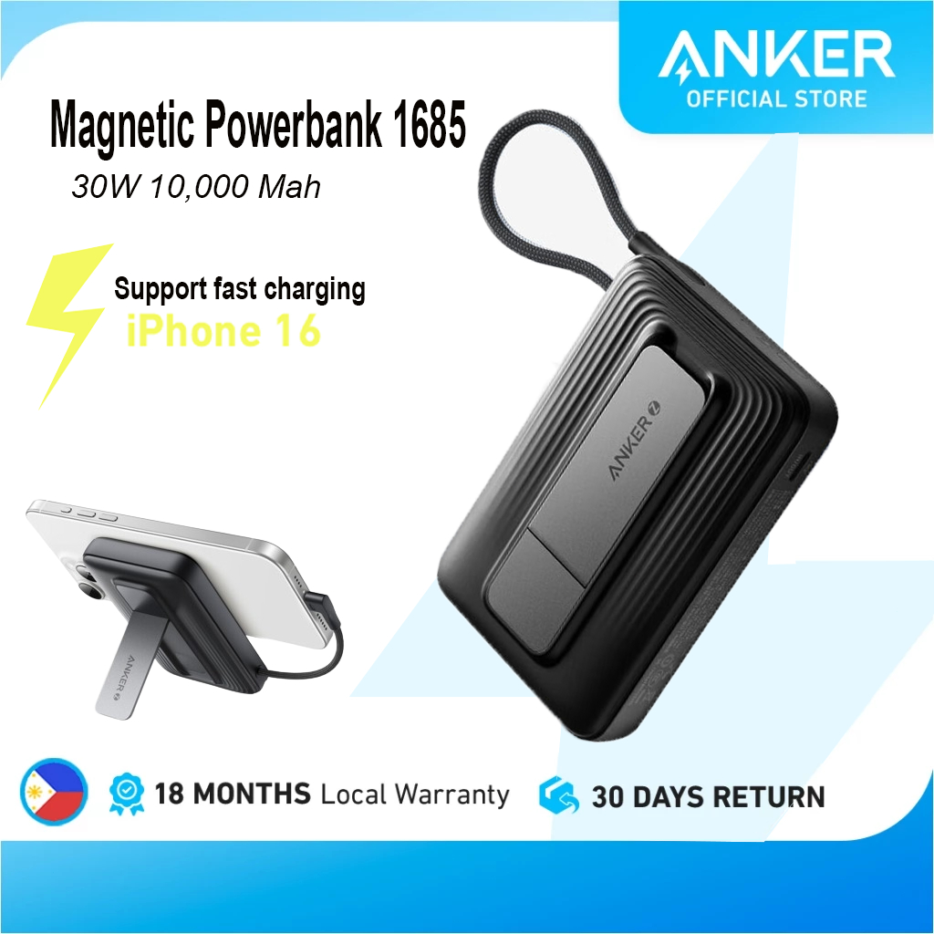 Anker Power Bank 30W Wireless Magnetic 10000mAh Portable Power With ...