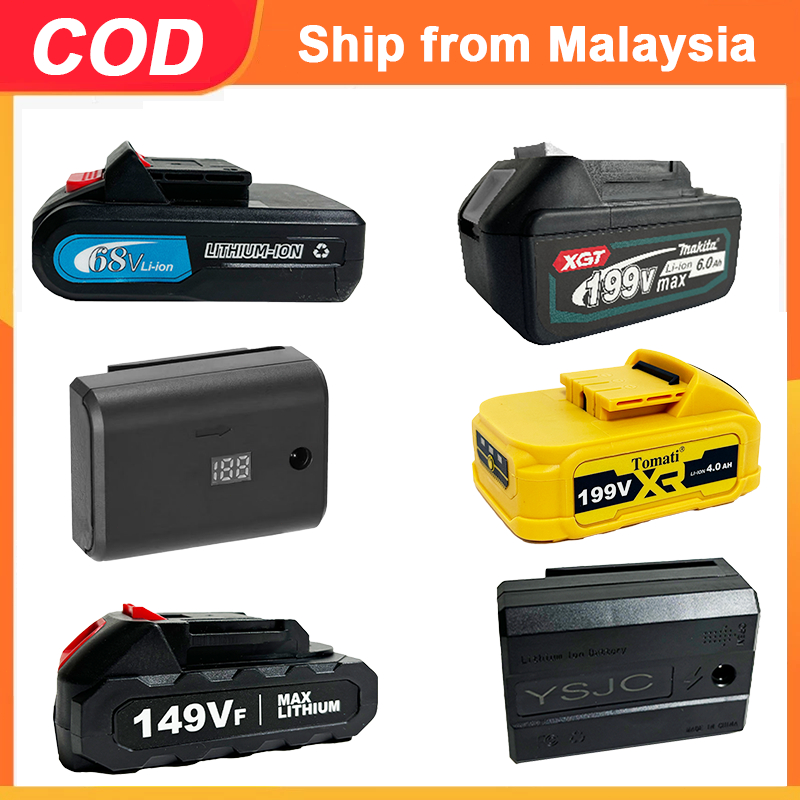 Impact Wrench Battery 988VF Lithium Battery For Wrench/Angle Grinder ...
